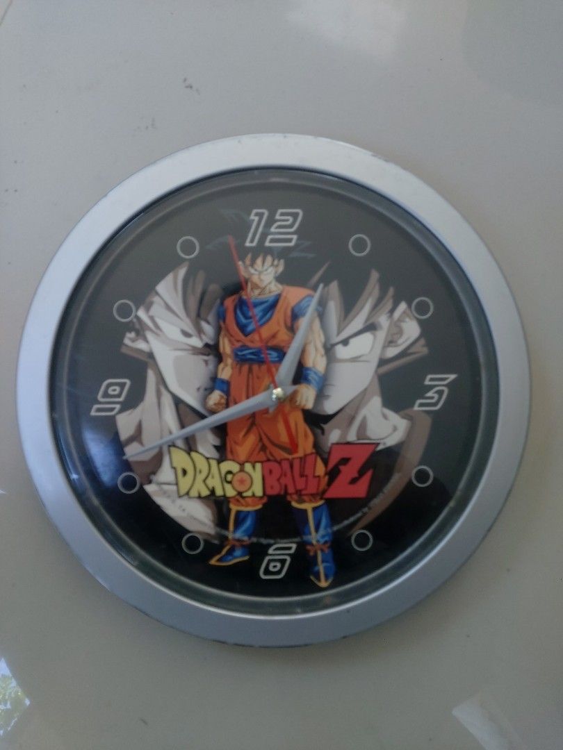 DRAGONBALL Z WALL CLOCK, Furniture & Home Living, Home Decor, Clocks on ...