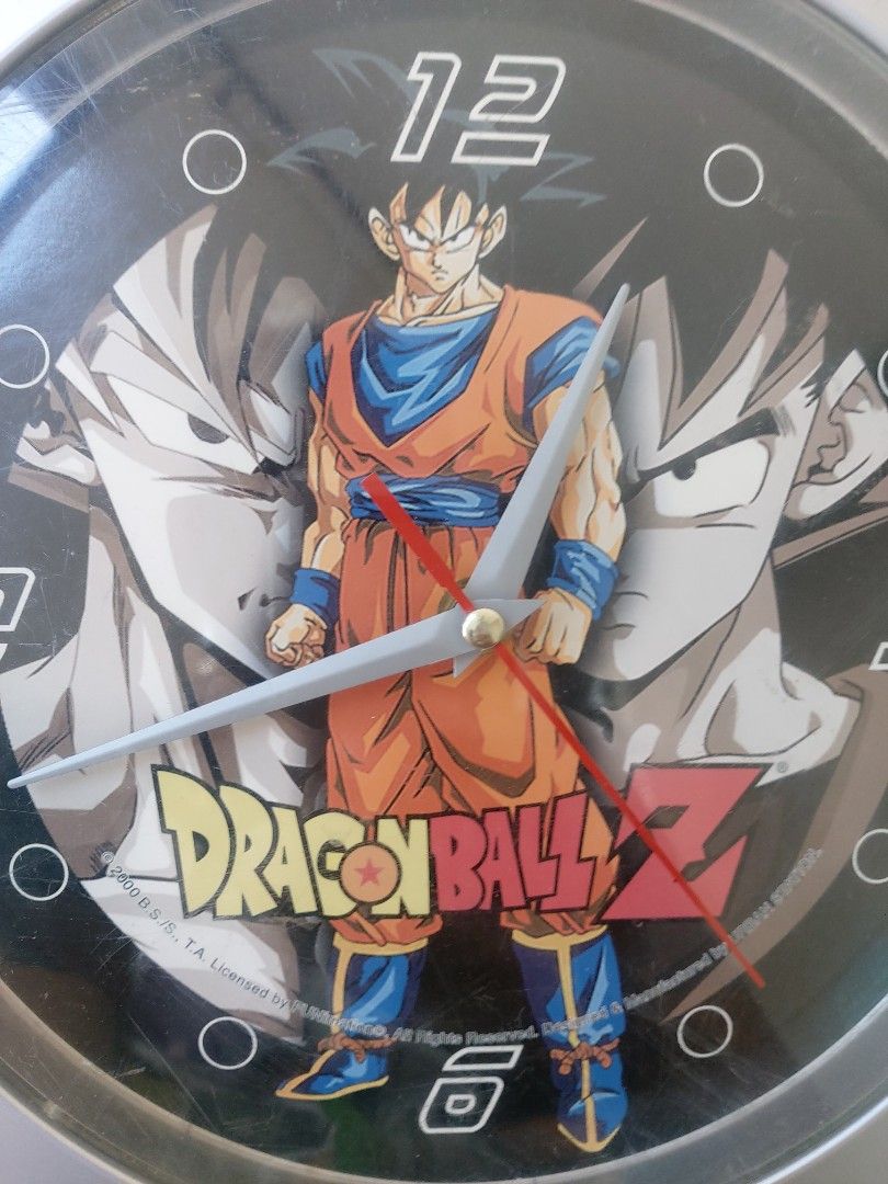 DRAGONBALL Z WALL CLOCK, Furniture & Home Living, Home Decor, Clocks on ...