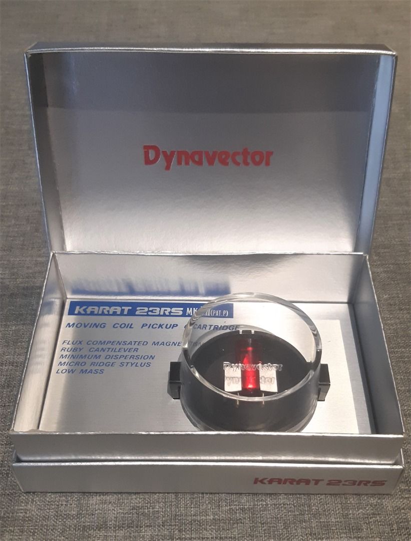 Dynavector Karat 23RS MK.II cartridge, MC, Audio, Other Audio Equipment on Carousell