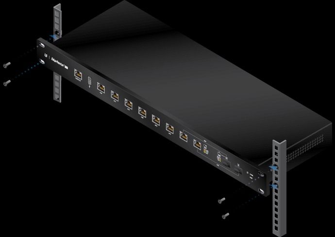 EdgeRouter PRO ERPro-8 Ethernet/SFP Router, Computers & Tech, Parts ...