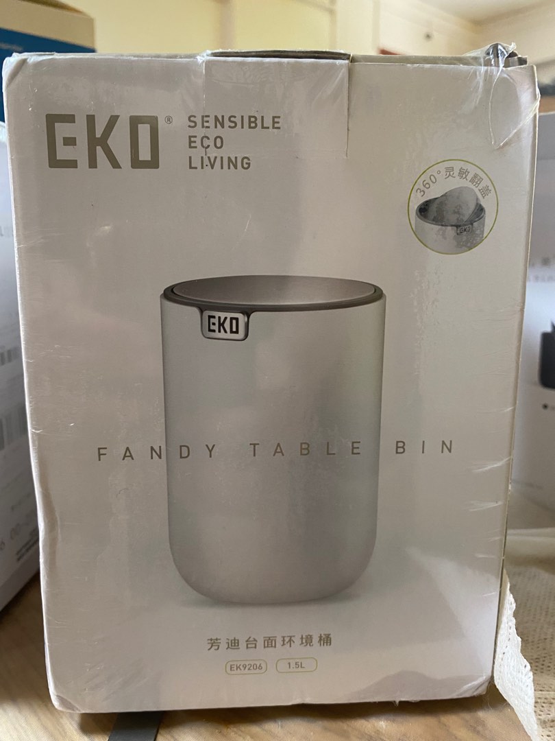 EKO desktop flip top dustbin brand new unbox, Furniture & Home Living ...