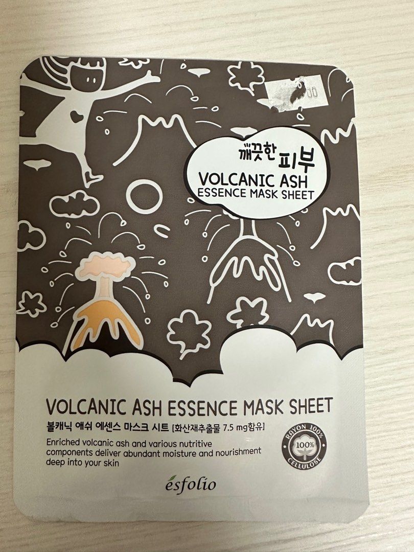 Esfolio Mask/face sheet essence mask relaxing honey and volcanic ash ...