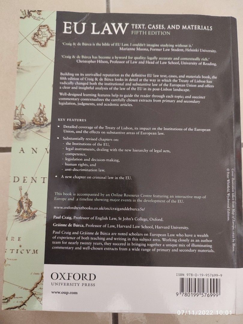 EU Law: Text, Cases and Materials - Paul Craig, Grainne De Burca ...