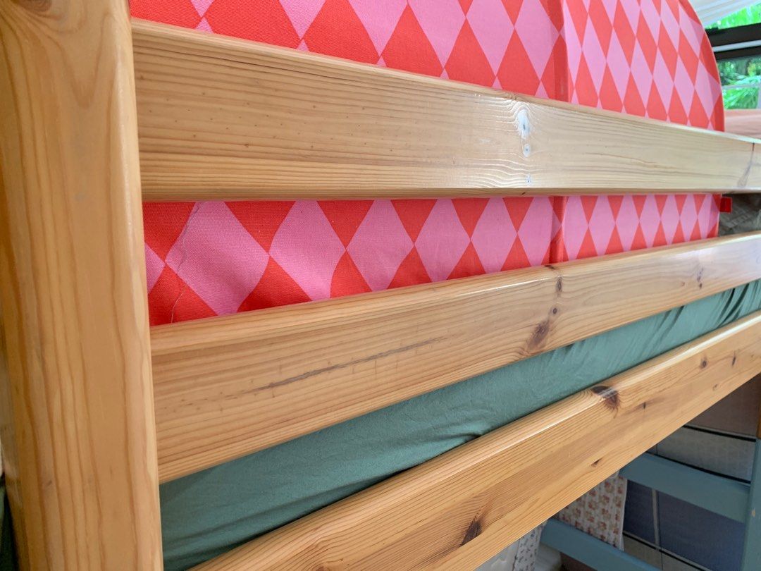 Flexa Loft Bed with Straight Ladder incl Flexa Mattress, Furniture ...