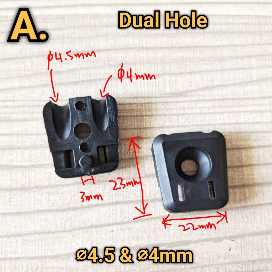 Bike Frame Cable Guide Cover | Double Hole | Shifting Brake Cable Di2 ...
