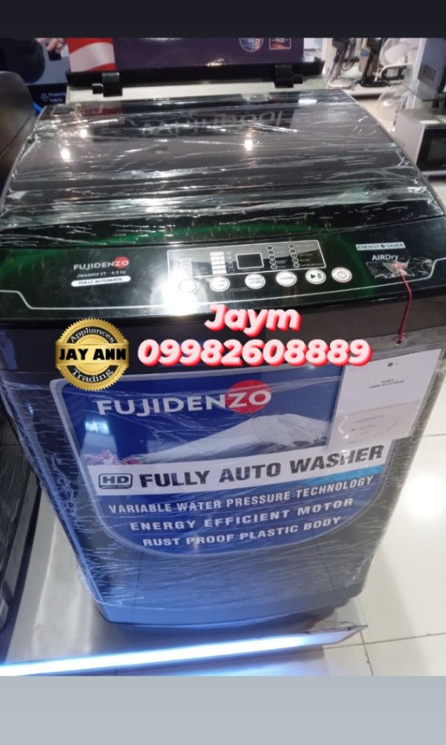 FUJIDENZO TOPLOAD WASHING MACHINE HD FULLY AUTO WASHER, TV & Home ...