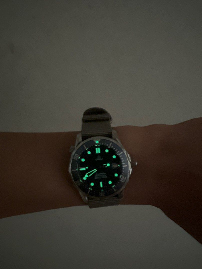 (Ghost Bezel) Vintage Omega Seamaster Professional 300m 36mm Quartz ...