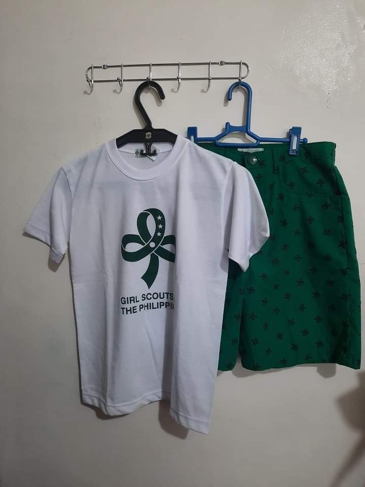 GIRL SCOUT UNIFORM (t-shirt and short), Women's Fashion, Dresses & Sets ...