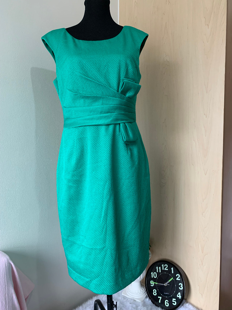 Green Formal Office Dress, Women's Fashion, Dresses & Sets, Dresses on ...