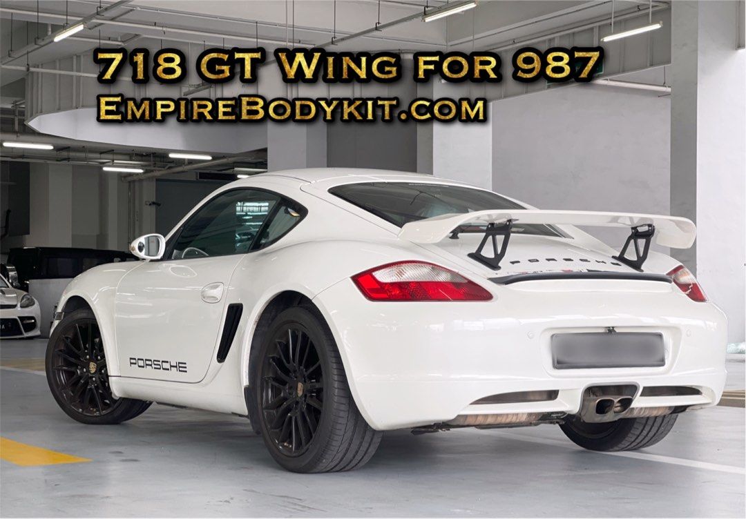 GT wing for Porsche Cayman 987 on Carousell
