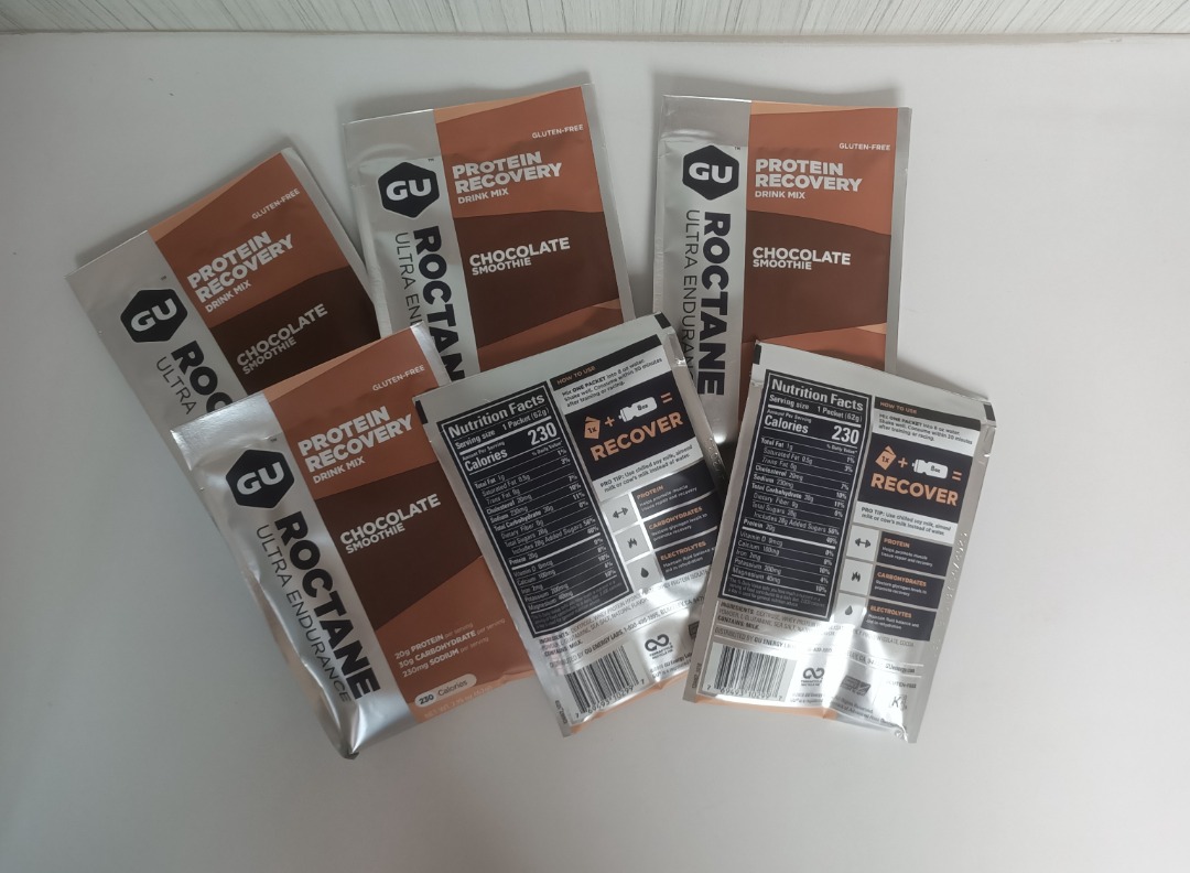 OFFER Bundle Pack! GU Protein Recovery Drink, Health & Nutrition ...