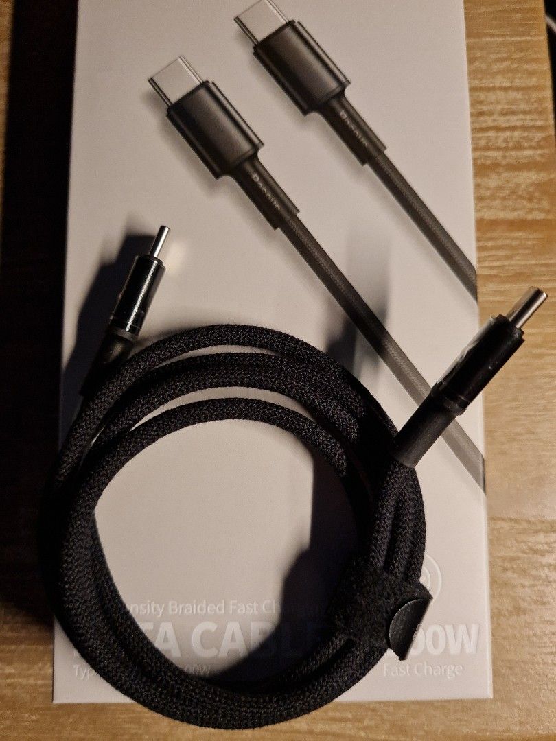 High density fast charging 100w braided type c to type c., Mobile ...