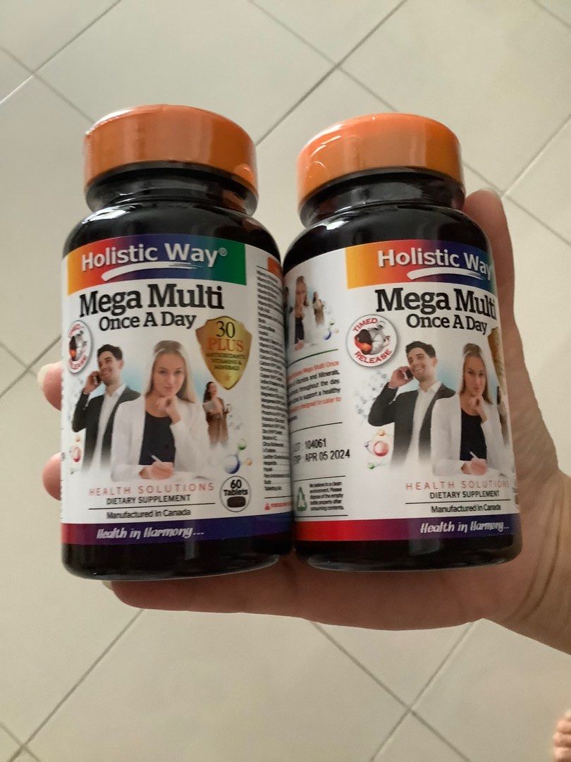 Holistic Way Melatonin 3mg 90 tablets / Holistic Way Mega Multi Once A ...