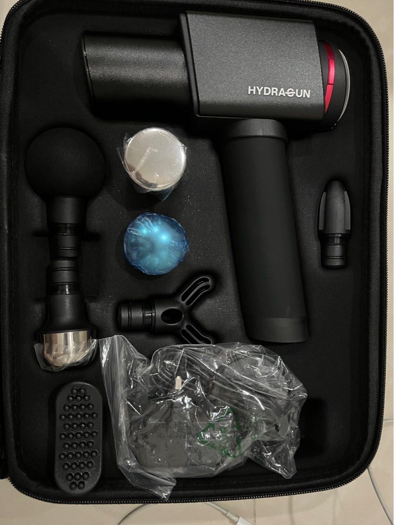 Hydragun MK I Sports Massage Gun, Health & Nutrition, Massage Devices ...