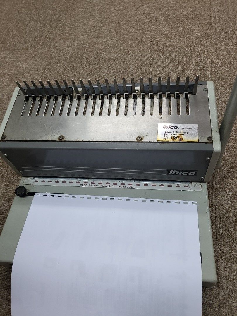 Ibico Binding Machine, Hobbies & Toys, Stationery & Craft, Craft ...