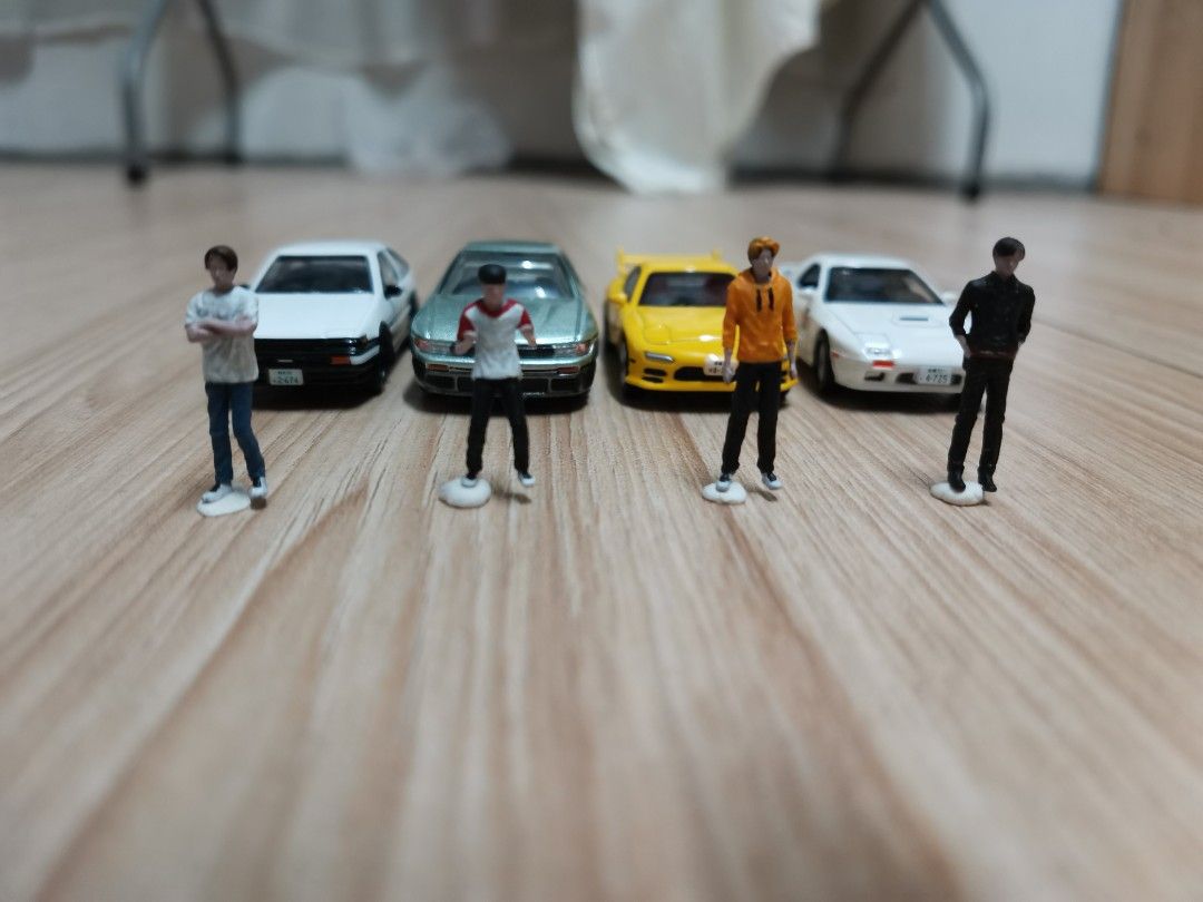 Initial D figure set 1:64, Hobbies & Toys, Toys & Games on Carousell
