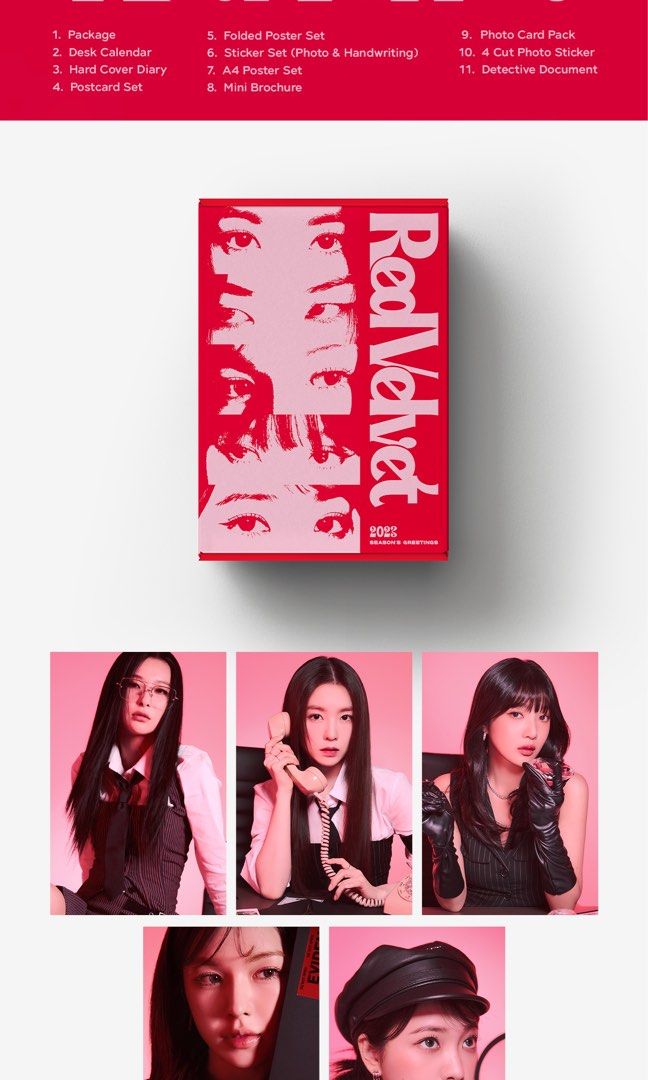 [secured order] sharing of Red Velvet 2023 Season Greeting, Hobbies & Toys, Memorabilia ...
