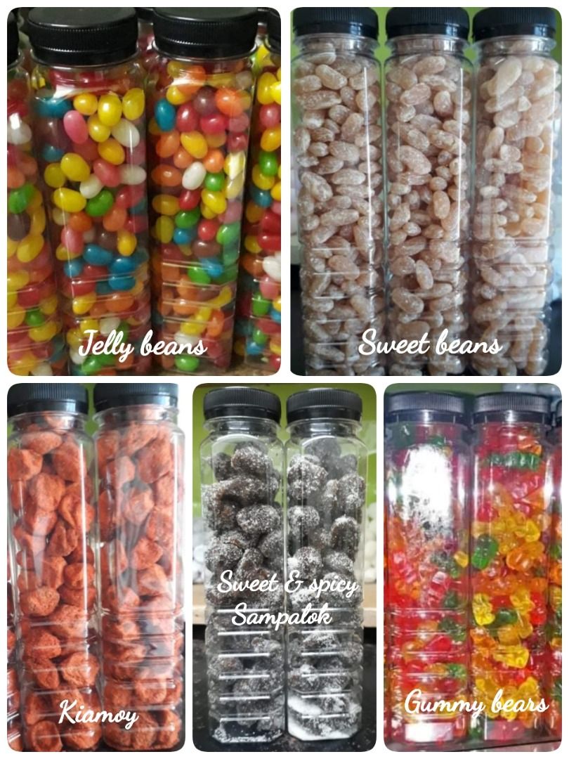 KIAMOY, JELLY BEANS, SWEET BEANS, GUMMY BEARS, SWEET & SPICY SAMPALOK ...