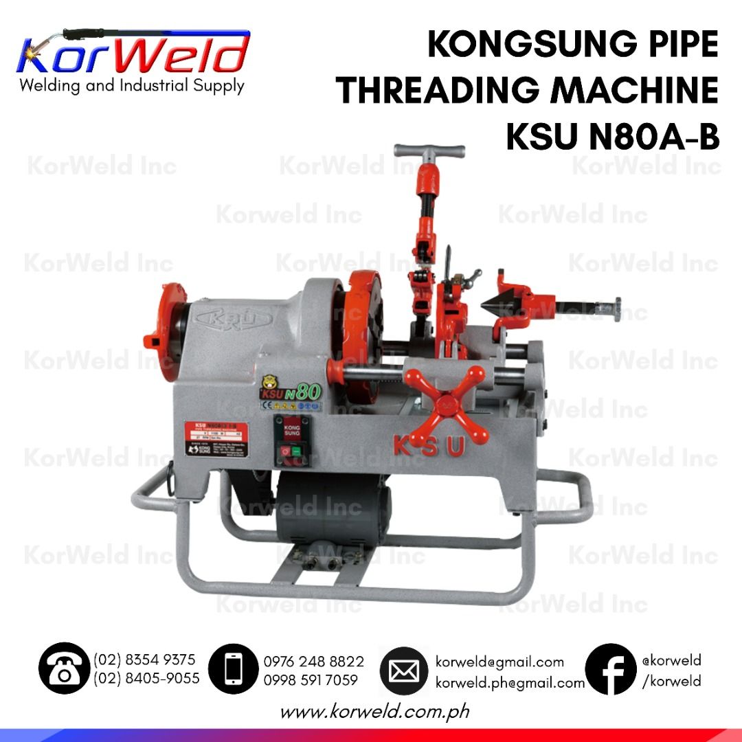 Kongsung Pipe Threading Machine KSU N80A-B, Commercial & Industrial ...