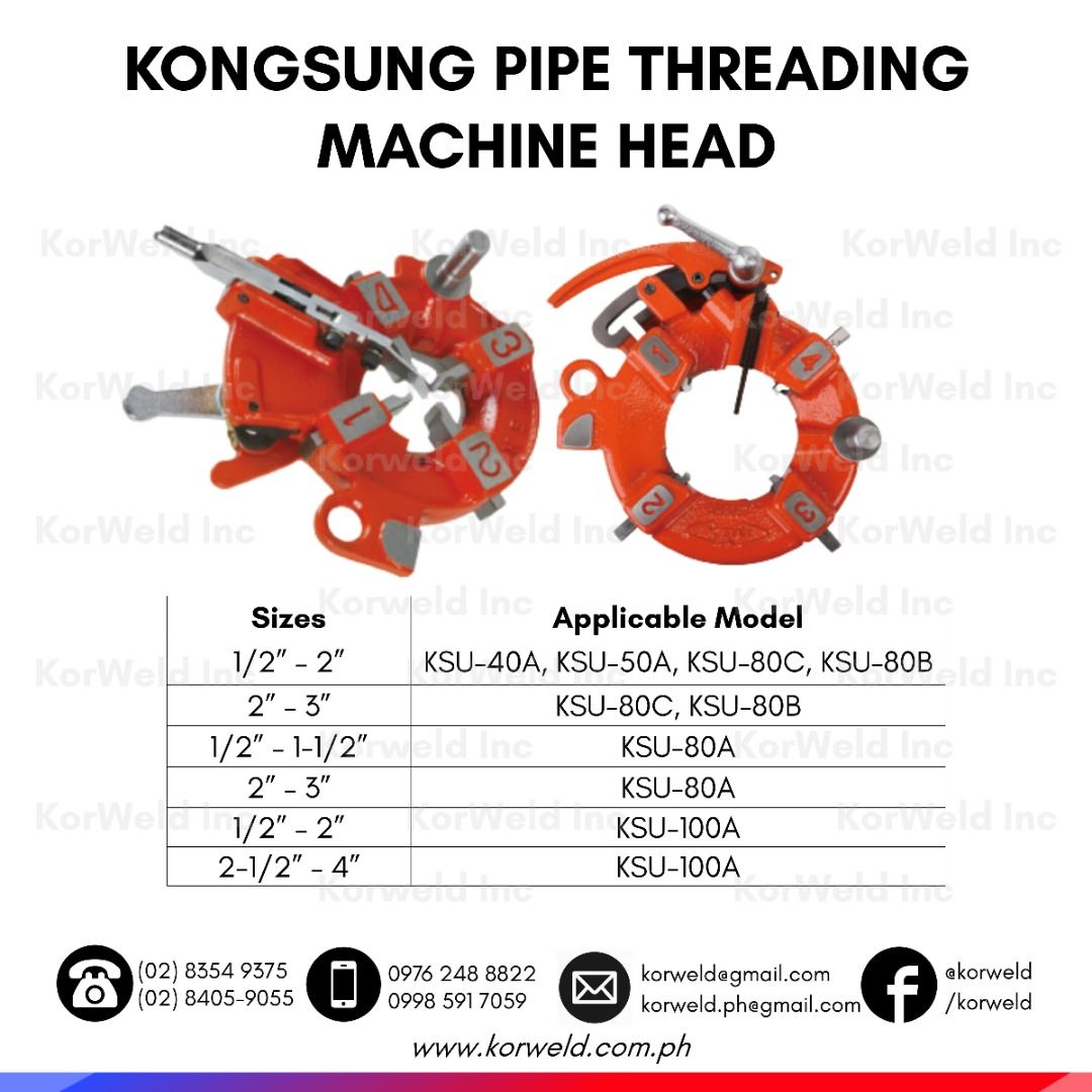 Kongsung Pipe Threading Machine Head, Commercial & Industrial ...