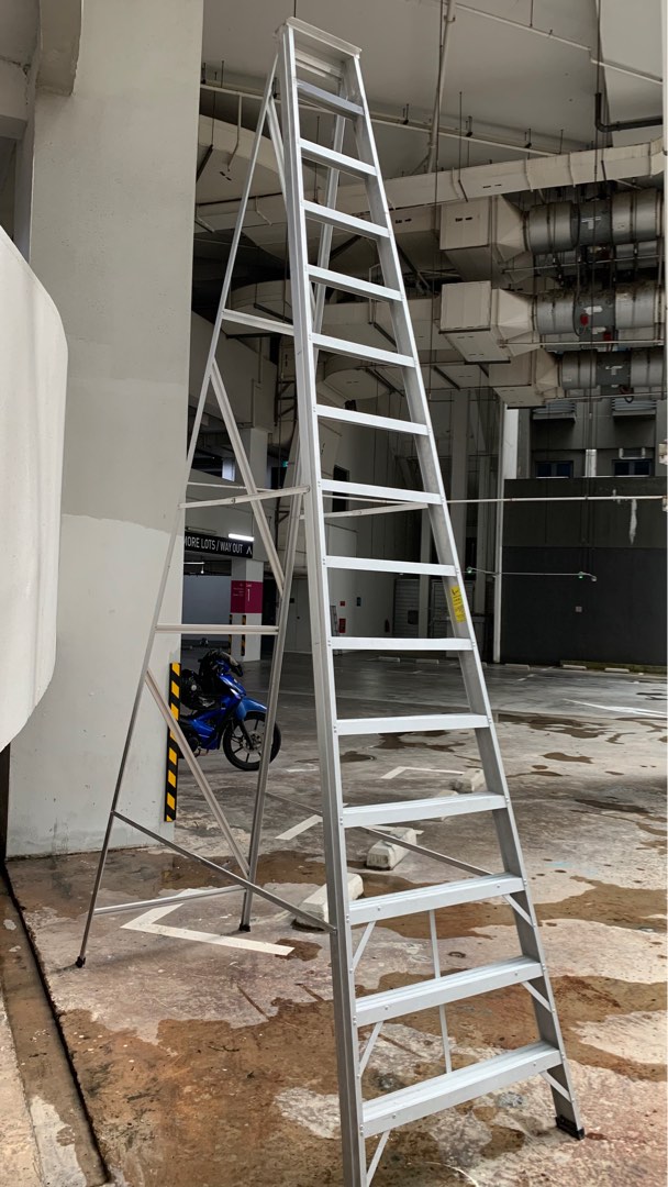 Ladder 15 steps, Furniture & Home Living, Home Improvement ...