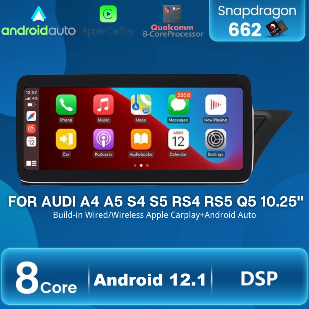 YEAR END PROMOTION LATESTED ANDROID 12.1 PLAYER FOR AUDI B8 A4 A5 S4 S5 ...