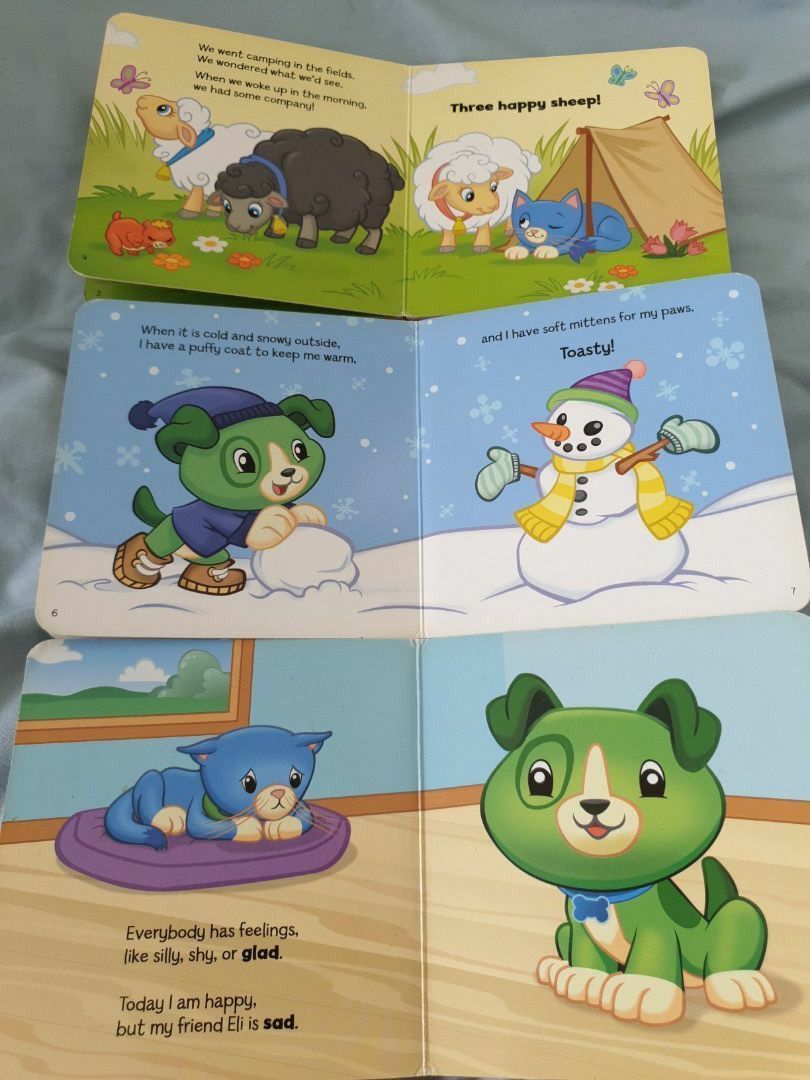 Leapfrog interactive dog and 5 storybooks, Hobbies & Toys, Books ...