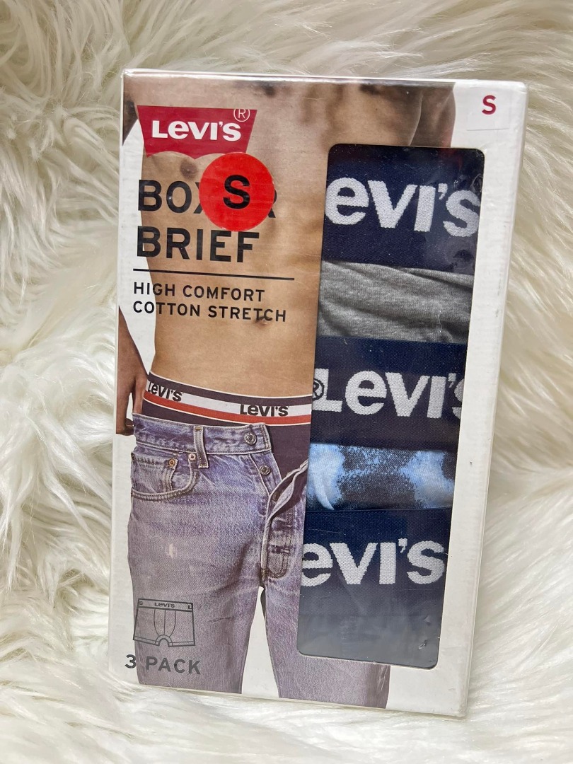 LEVIS 3PACK BOXERBRIEF, Men's Fashion, Bottoms, Underwear on Carousell