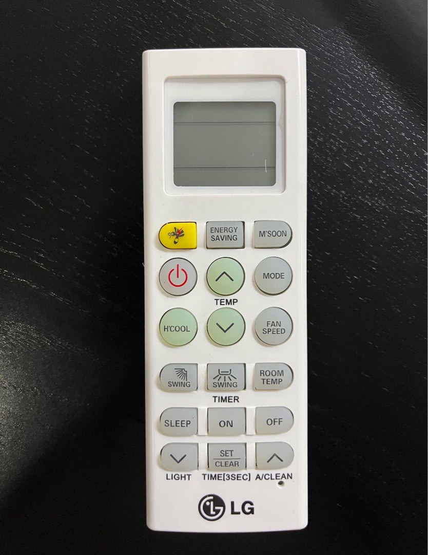 LG Aircon Remote Control, TV & Home Appliances, Air Conditioners ...