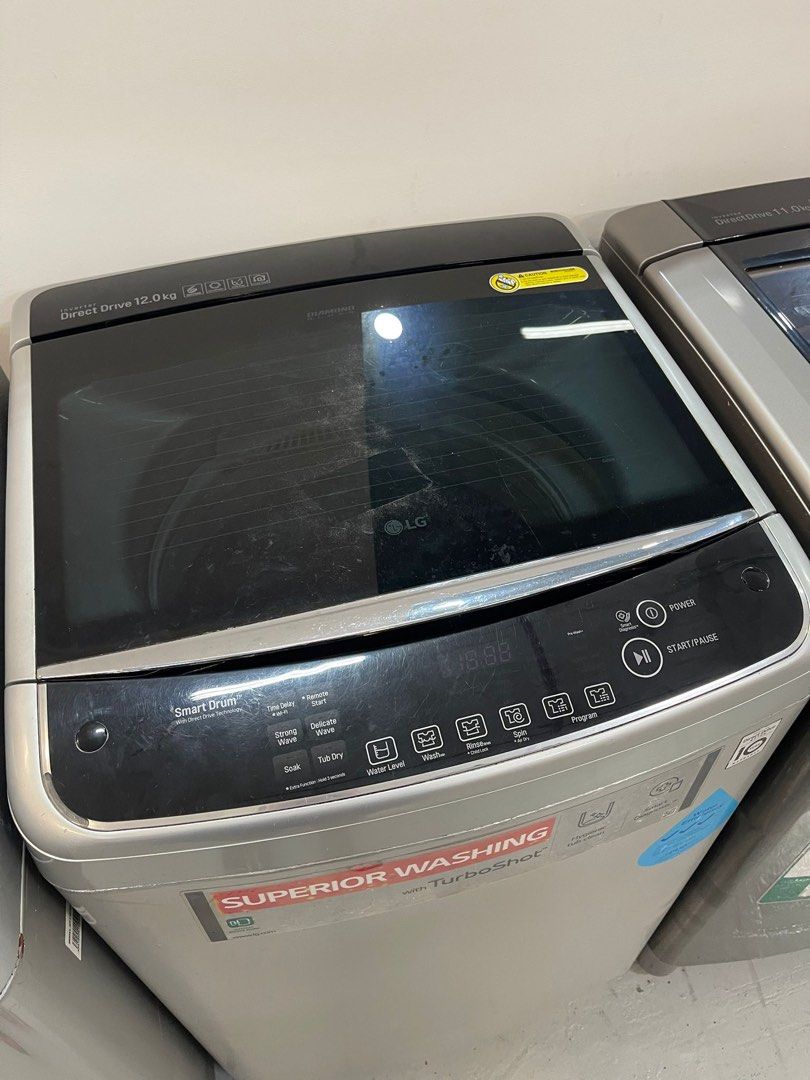 LG WFT1272DD DIRECT DRIVE TOP LOADER WASHER (12KG), TV & Home ...