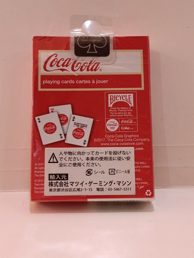 License Coca Cola Playing Cards, Hobbies & Toys, Toys & Games on Carousell