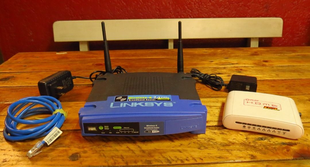 Linksys Router plus Pldt Modem, Computers & Tech, Parts & Accessories ...