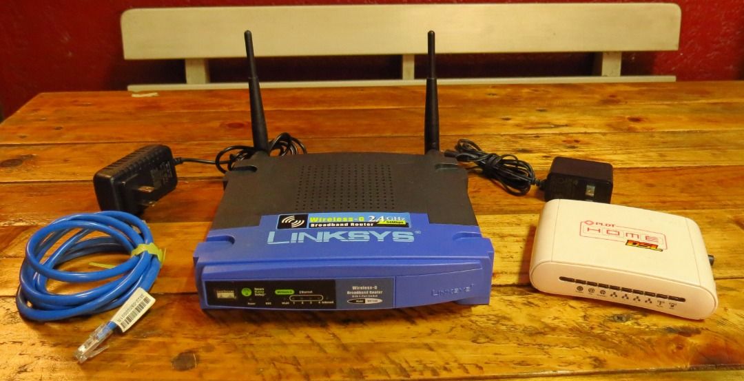 Linksys Router plus Pldt Modem, Computers & Tech, Parts & Accessories ...