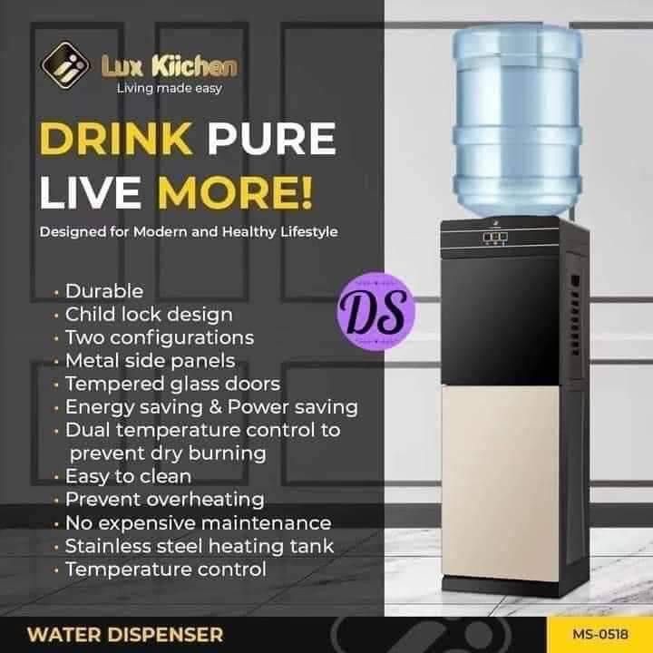 LUX KITCHEN WATER DISPENSER TOPLOAD, TV & Home Appliances, Kitchen ...