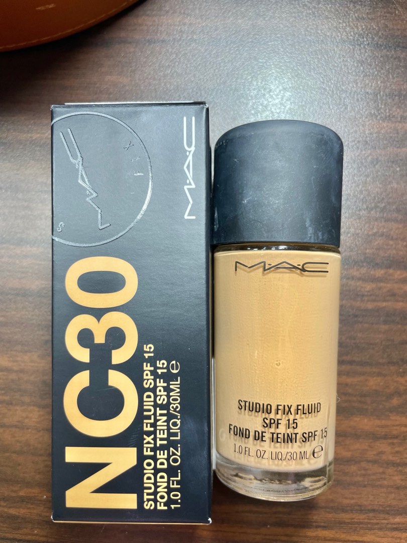 MAC Studio Fix Liquid Foundation - NC30, Beauty & Personal Care, Face ...