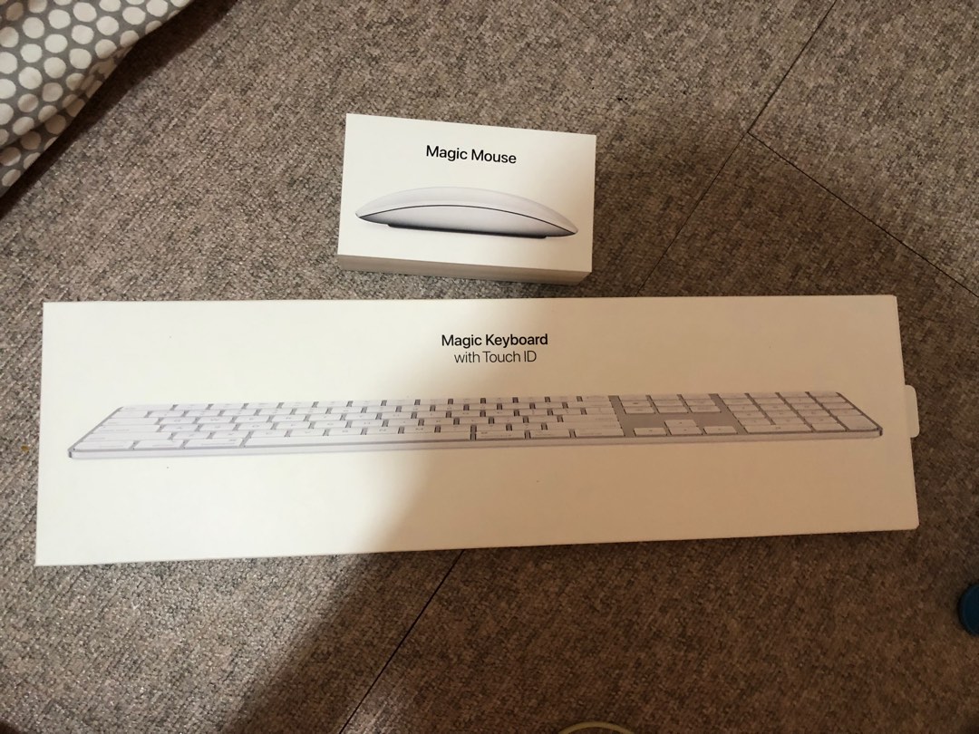 Magic Keyboard with Touch ID and Magic Mouse, Computers & Tech, Parts ...
