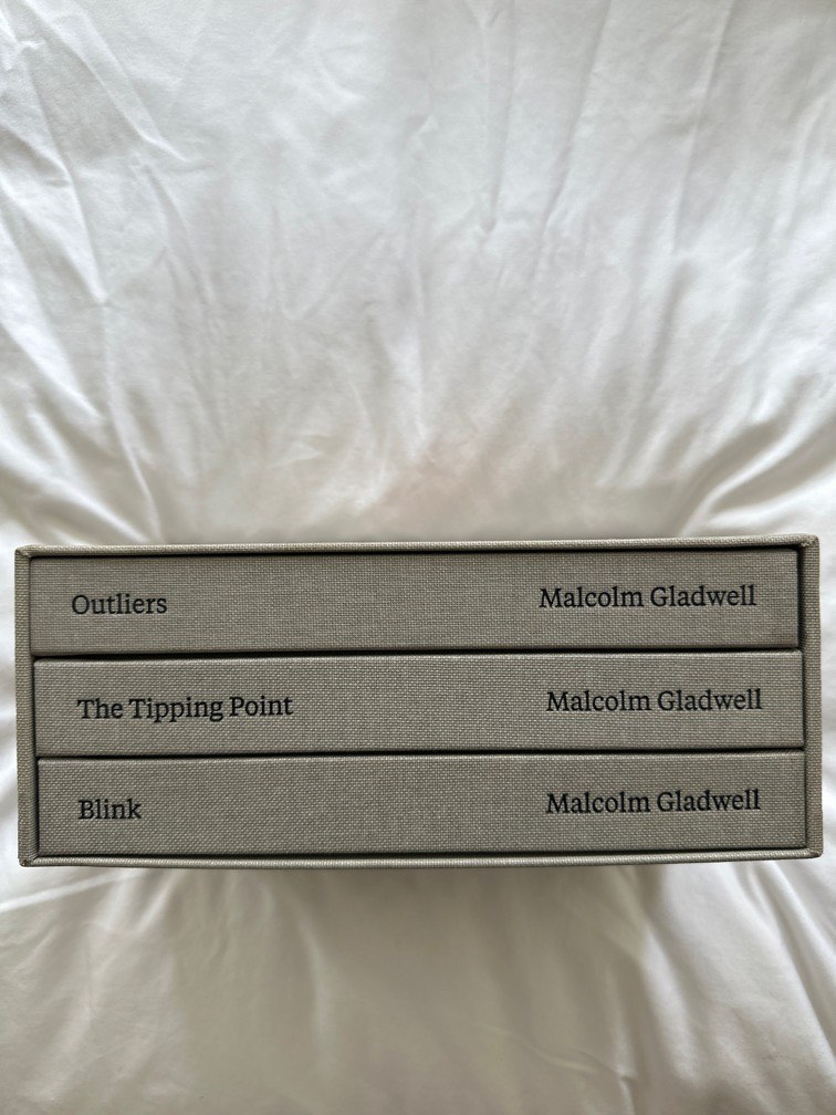 Malcolm Gladwell books - Outliers, Tipping Point and Blink, Hobbies ...