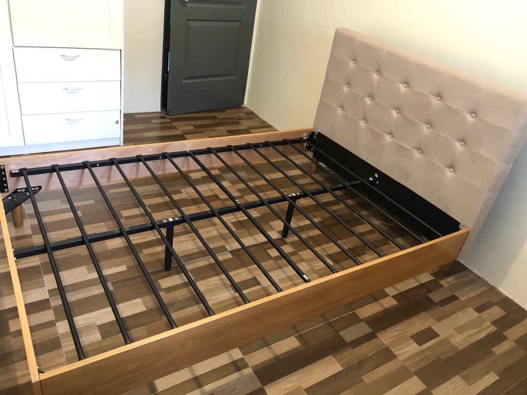 Mandaue Foam Semi Double Bed - Bed frame with headboard, Furniture ...