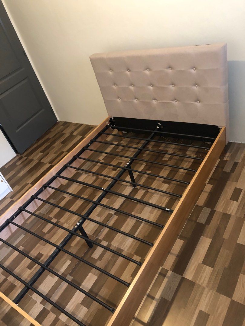 Mandaue Foam Semi Double Bed - Bed frame with headboard, Furniture ...