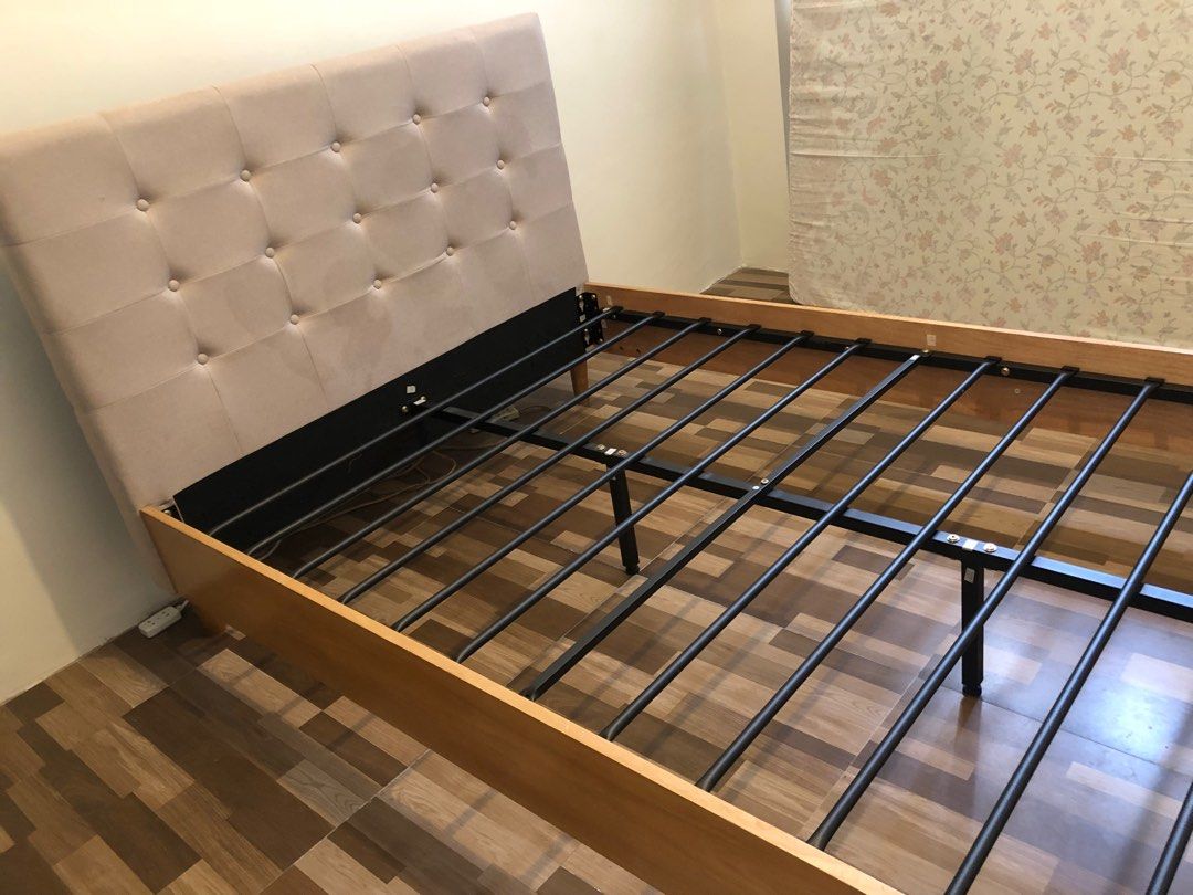 Mandaue Foam Semi Double Bed - Bed frame with headboard, Furniture ...