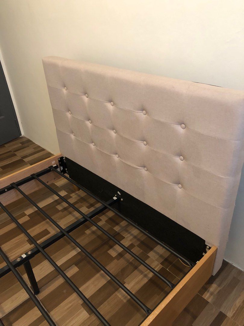 Mandaue Foam Semi Double Bed - Bed frame with headboard, Furniture ...