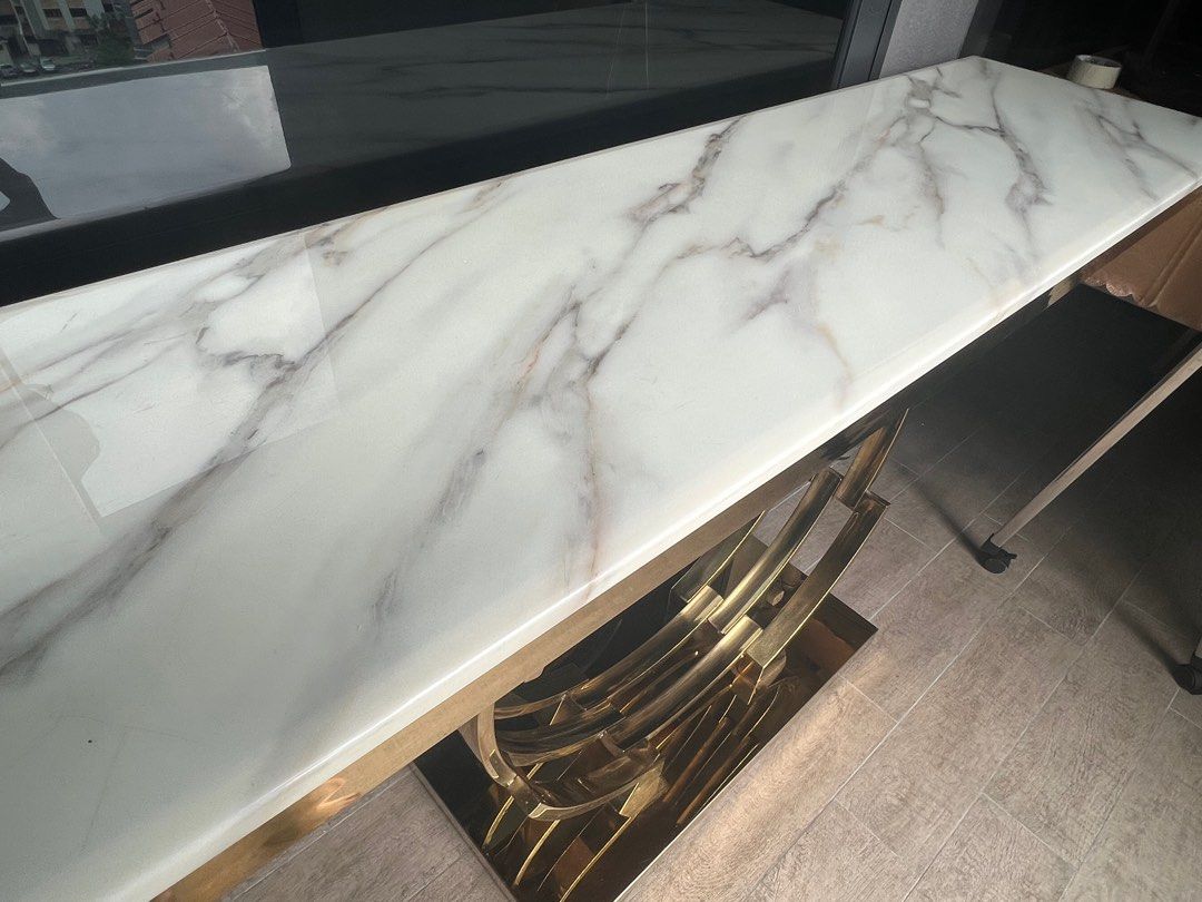 Marble Display Table, Furniture & Home Living, Furniture, Tables & Sets ...