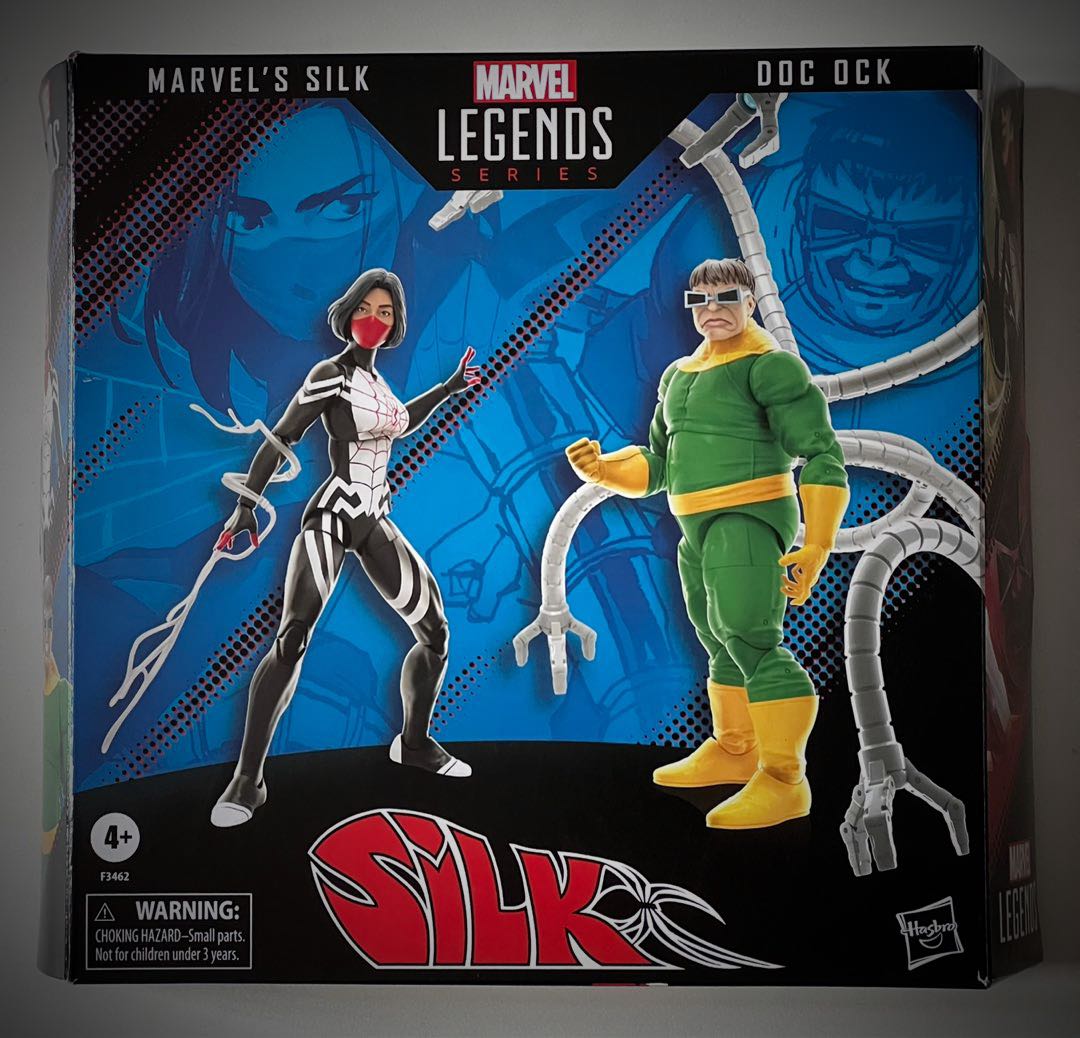 Marvel Legends Silk & Doctor Octopus 2-Pack (Amazon Exclusive), Hobbies ...