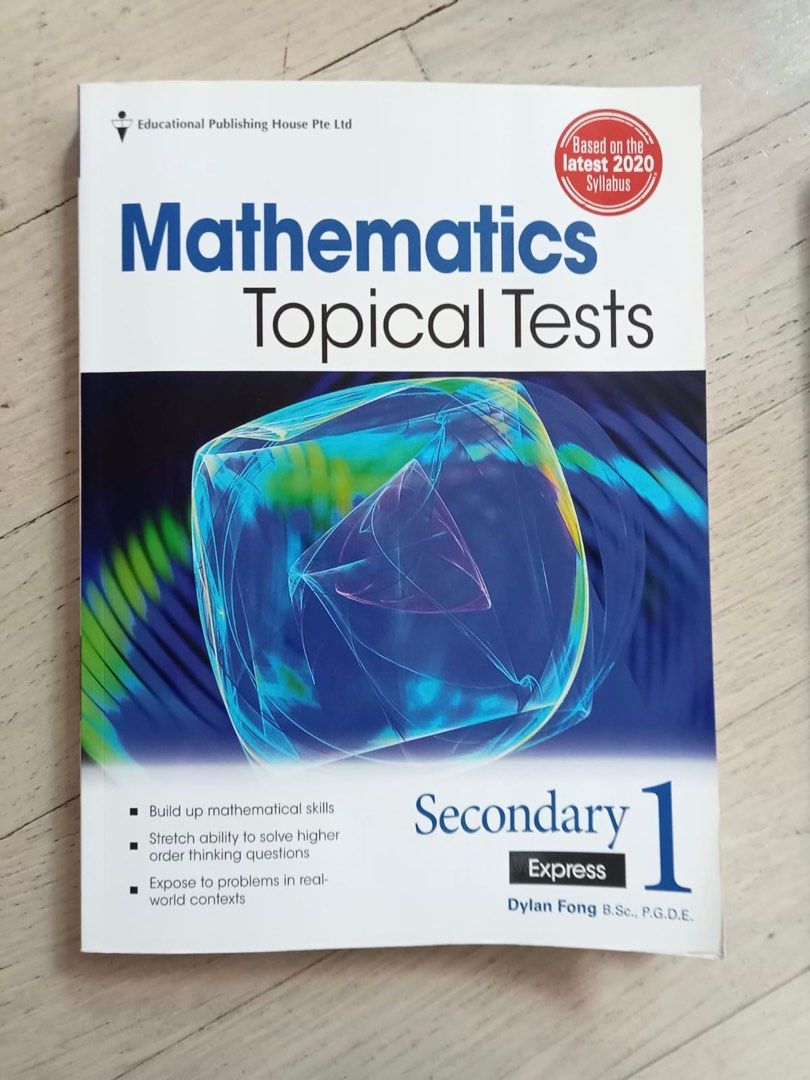 Mathematics Topical Tests Secondary 1 for Express, Hobbies & Toys ...