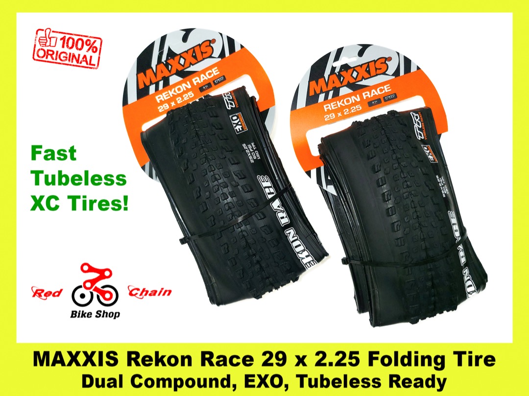MAXXIS REKON RACE 29 x 2.25 2C EXO TR, Folding Tire for MTB, Sports ...