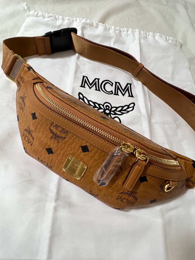 MCM belt / bum bag (authentic), Luxury, Bags & Wallets on Carousell