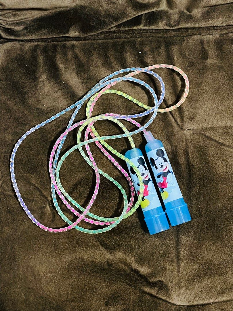 Mickey Mouse Jumping Rope, Hobbies & Toys, Toys & Games on Carousell