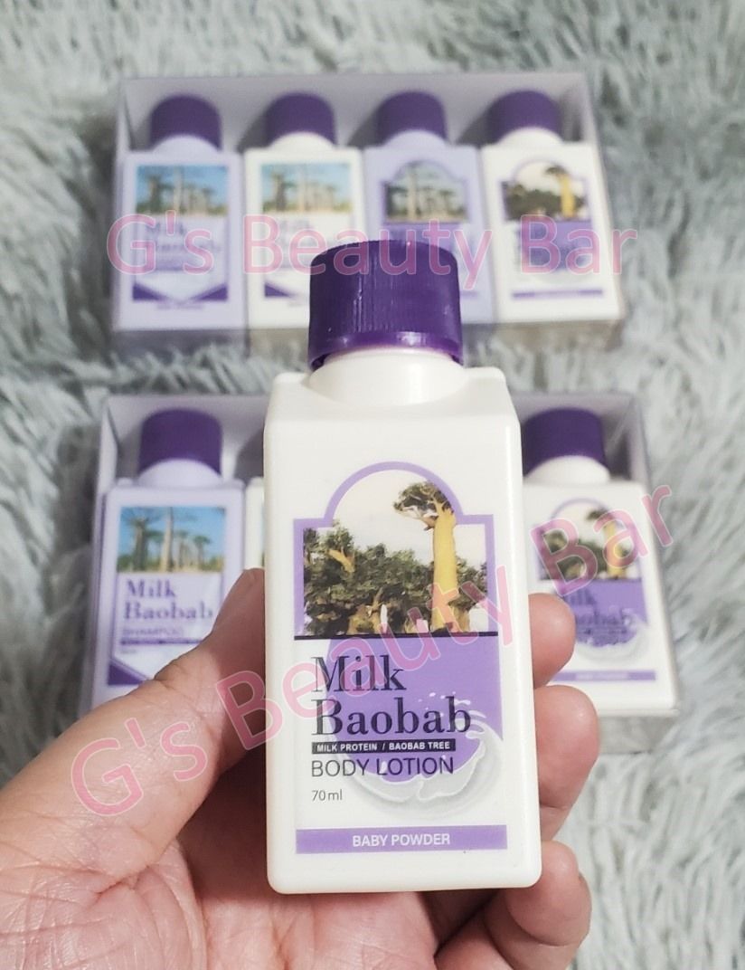 Milk Baobab Baby Powder Travel Kit (70mlX4) - Authentic Korean Skincare ...