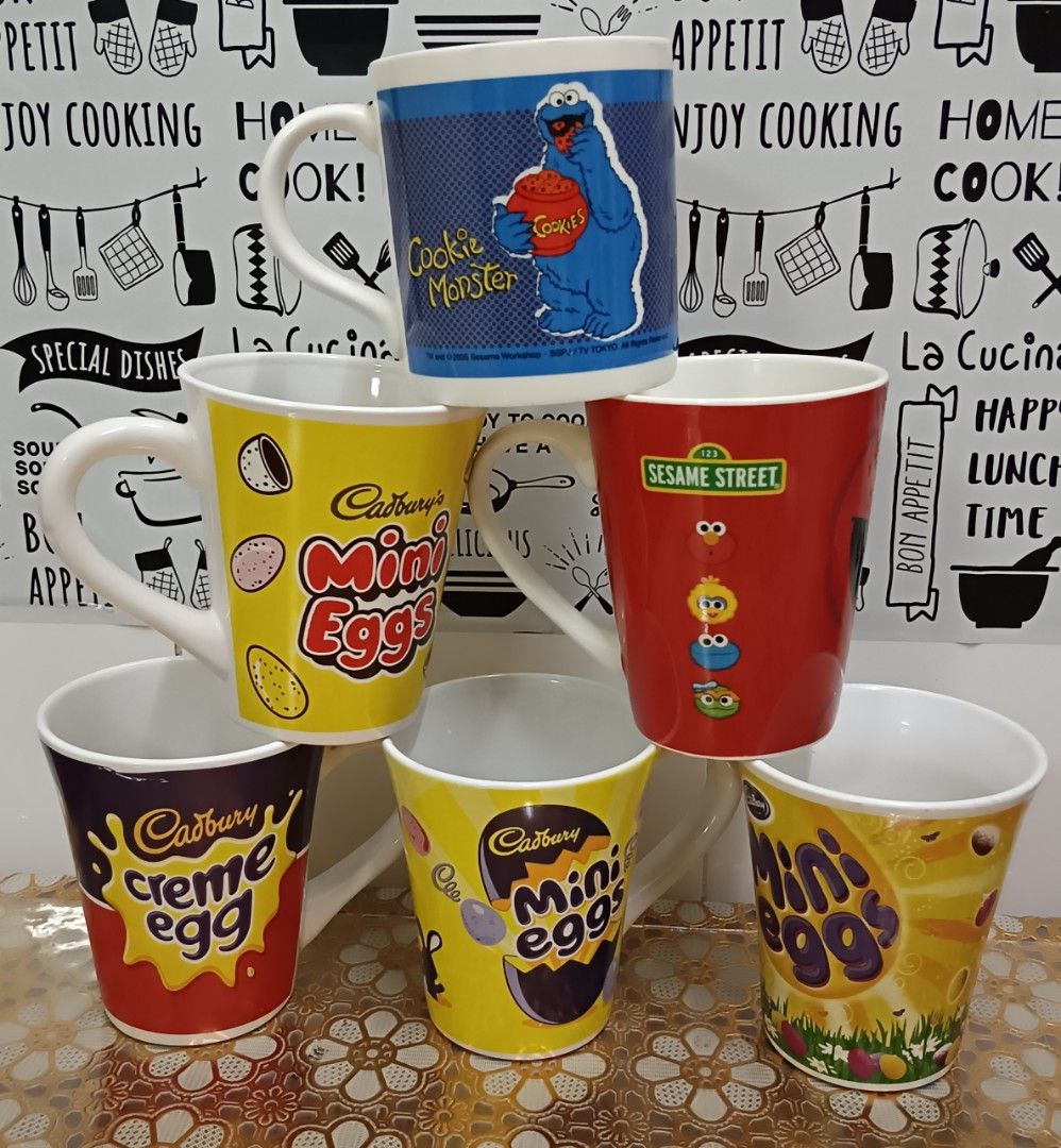 Mug Cadbury & Sesame Street, Hobbies & Toys, Collectibles & Memorabilia ...
