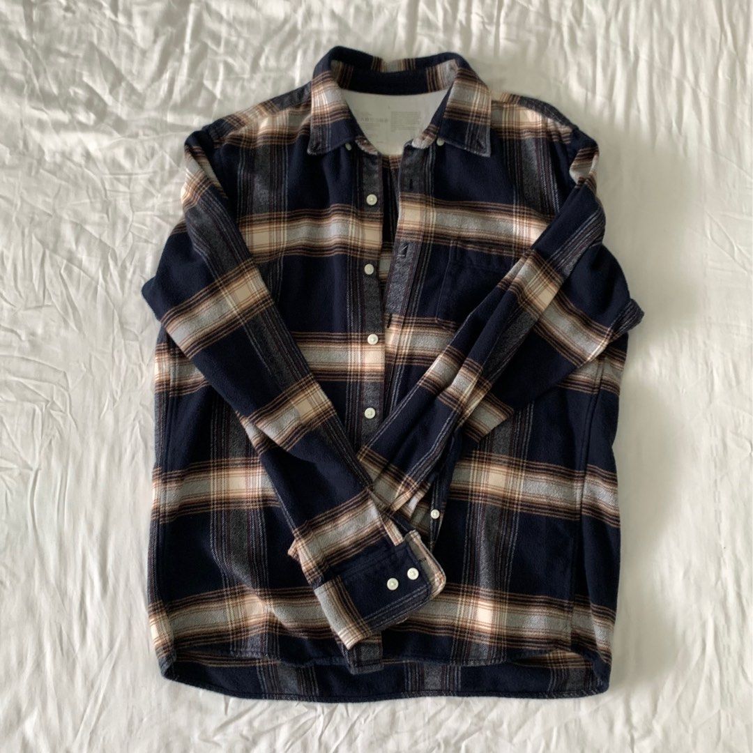 Muji flannel shirt, Men's Fashion, Coats, Jackets and Outerwear on ...